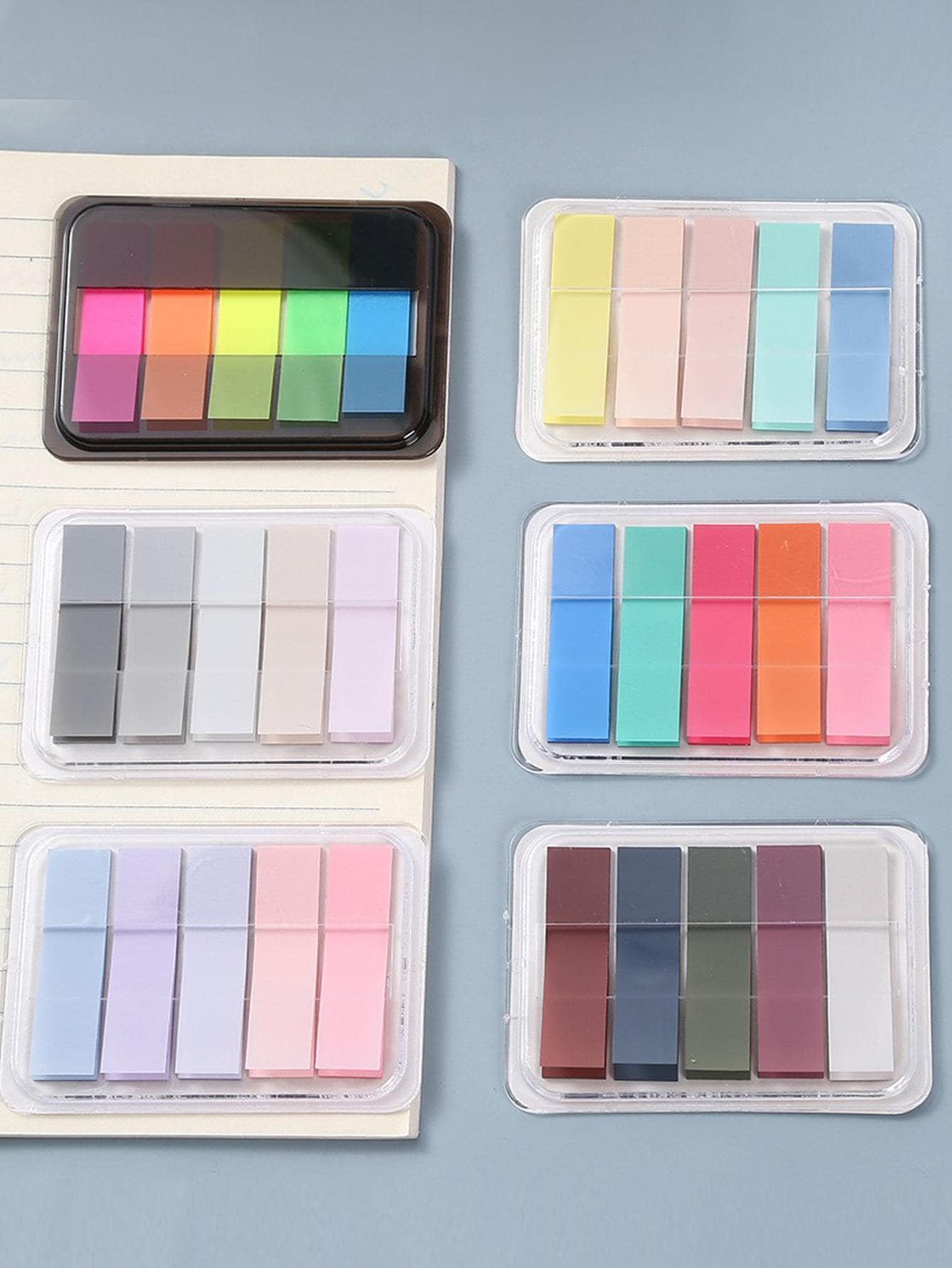 1box Mixed Color Index Sticky Note, Modern Multi-purpose Index Tab For ...