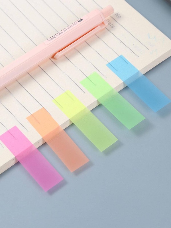 1box Mixed Color Index Sticky Note, Modern Multi-purpose Index Tab For ...