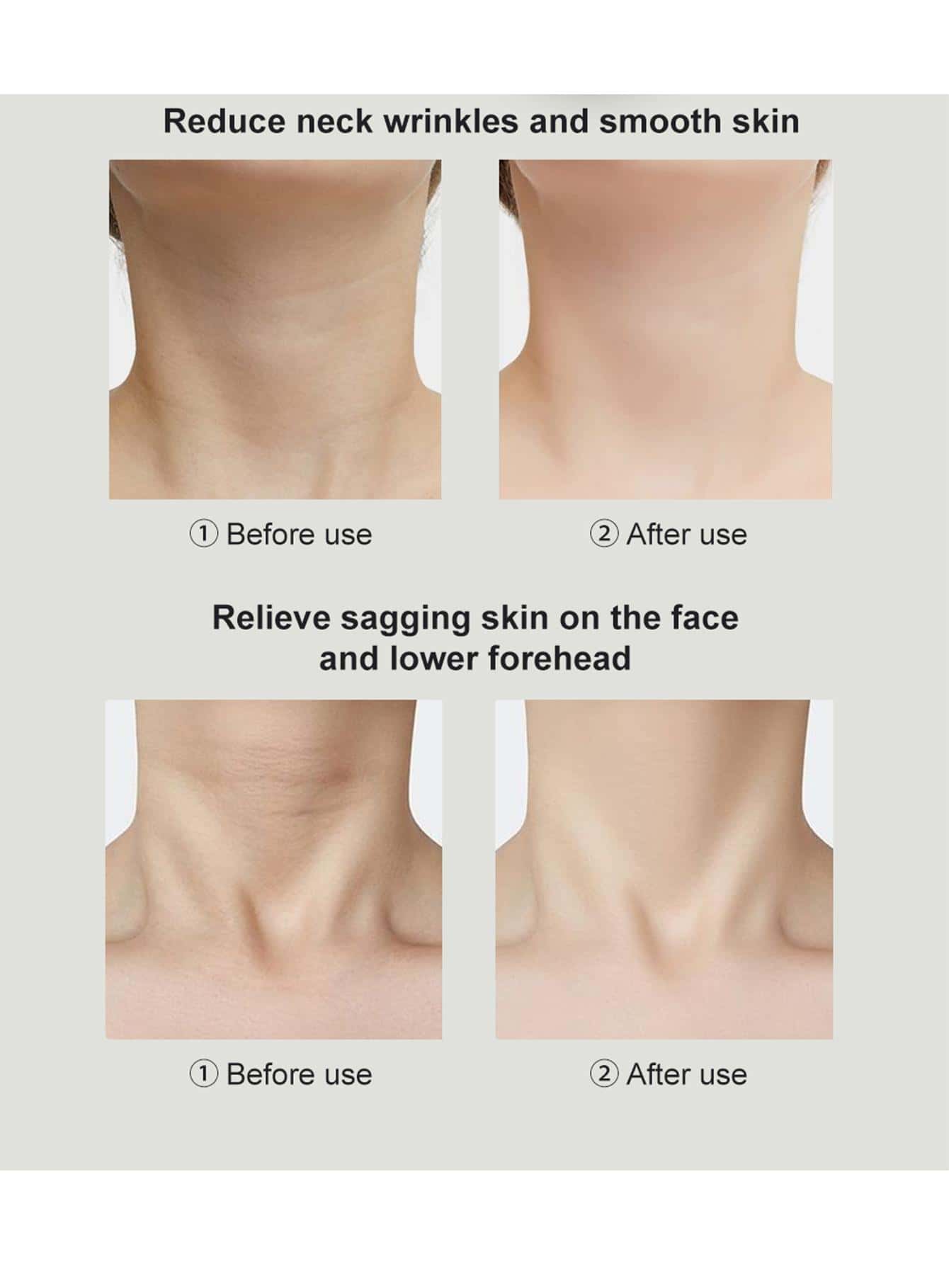 ES-1081 Intense Pulsed Neck Face Firming Wrinkle Removal Tool - Heat ...