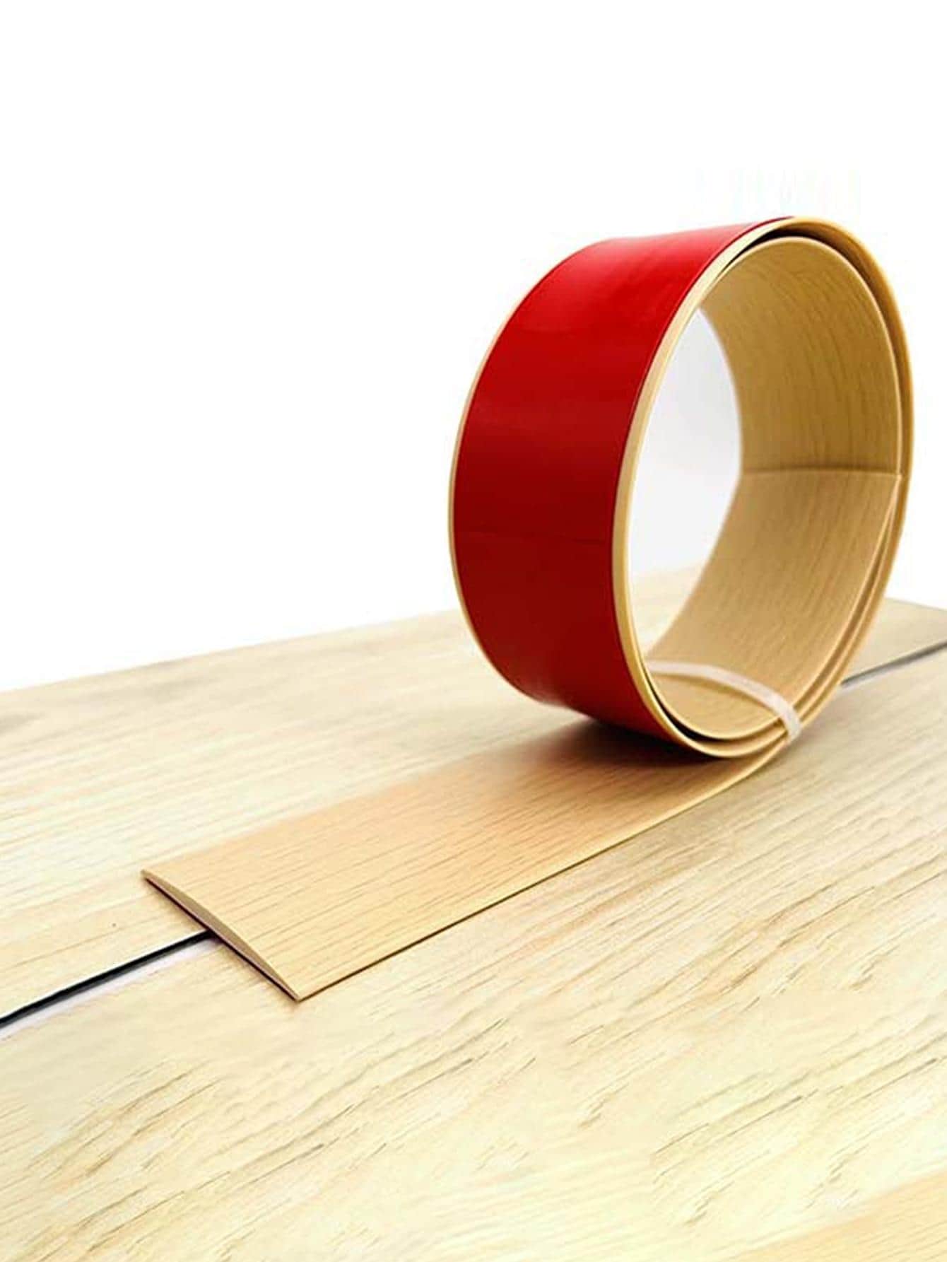 1pc Self Adhesive Vinyl Floor Transition Strip, 3.3ft Laminate Floor ...