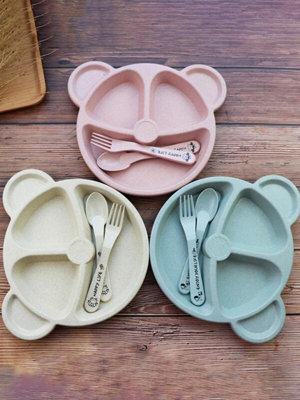 1pc Cartoon Ear Design Plate | SHEIN USA