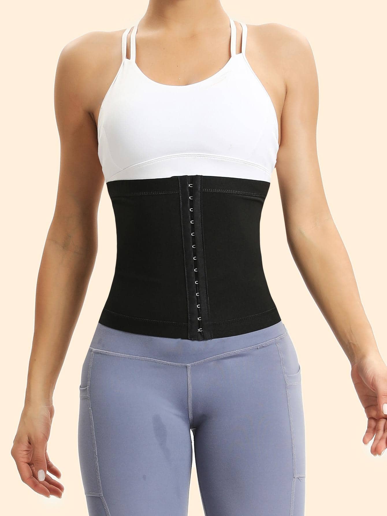 Waterproof PU Polyurethane Polyester Sport Corset For Women Shapewear ...
