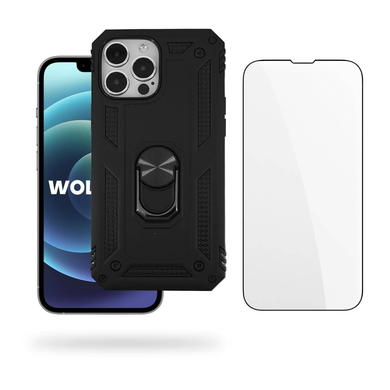 FUNDA PARA CELULAR DE USO RUDO MARCA WOLMOT DISEÑO ANILLO PARA HUAW ...