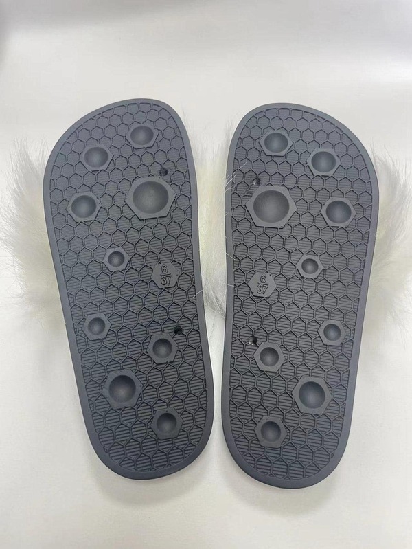 Women Minimalist Fluffy Slides, Worsted Fashion Slides Summer | SHEIN USA