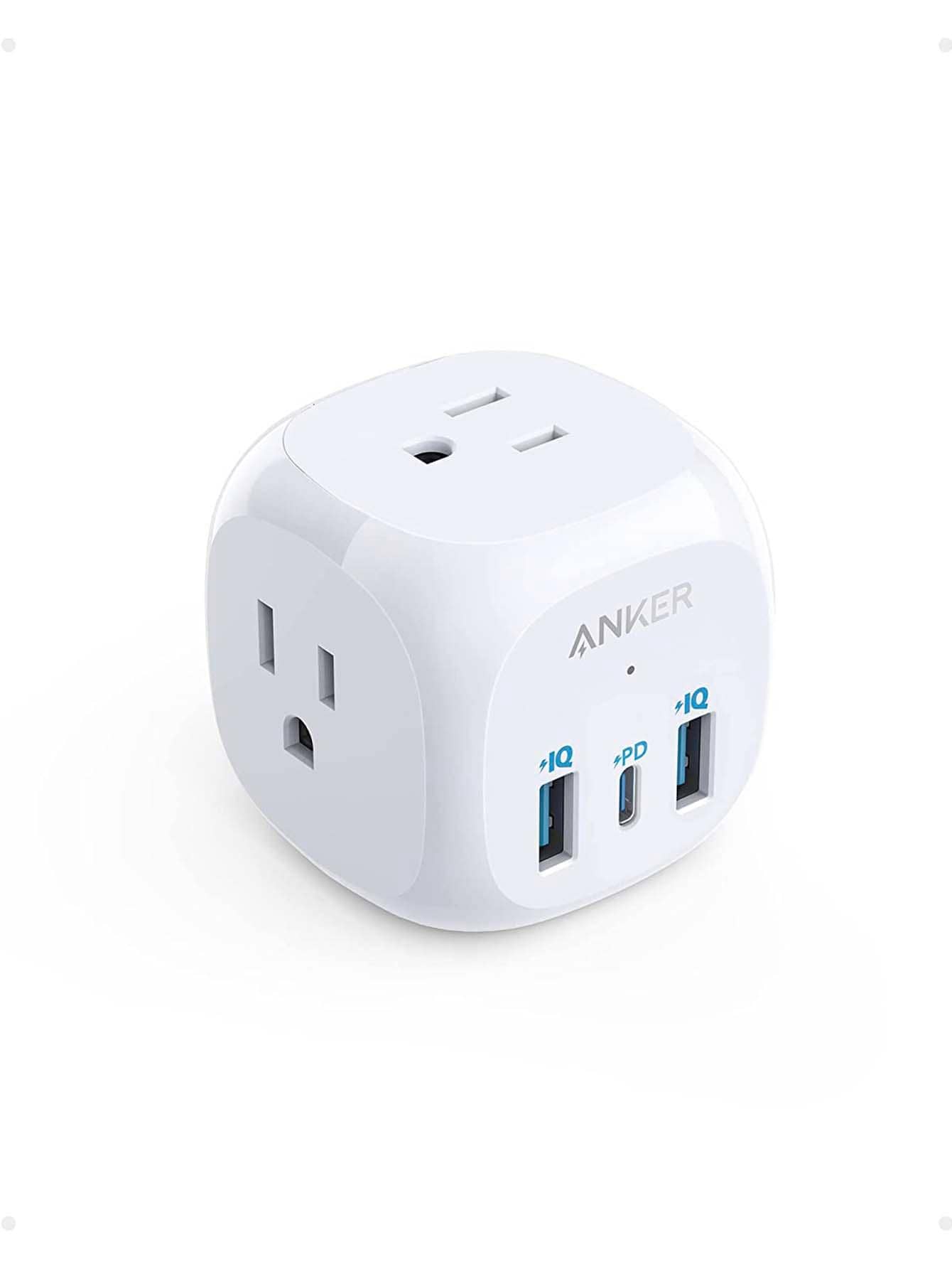 Anker USB C Outlet Extender, 321 Outlet Extender With 3 Outlets And 20W ...