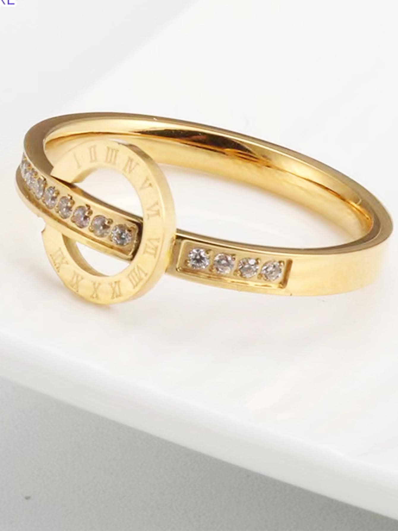 Rhinestone Decor Ring | SHEIN USA