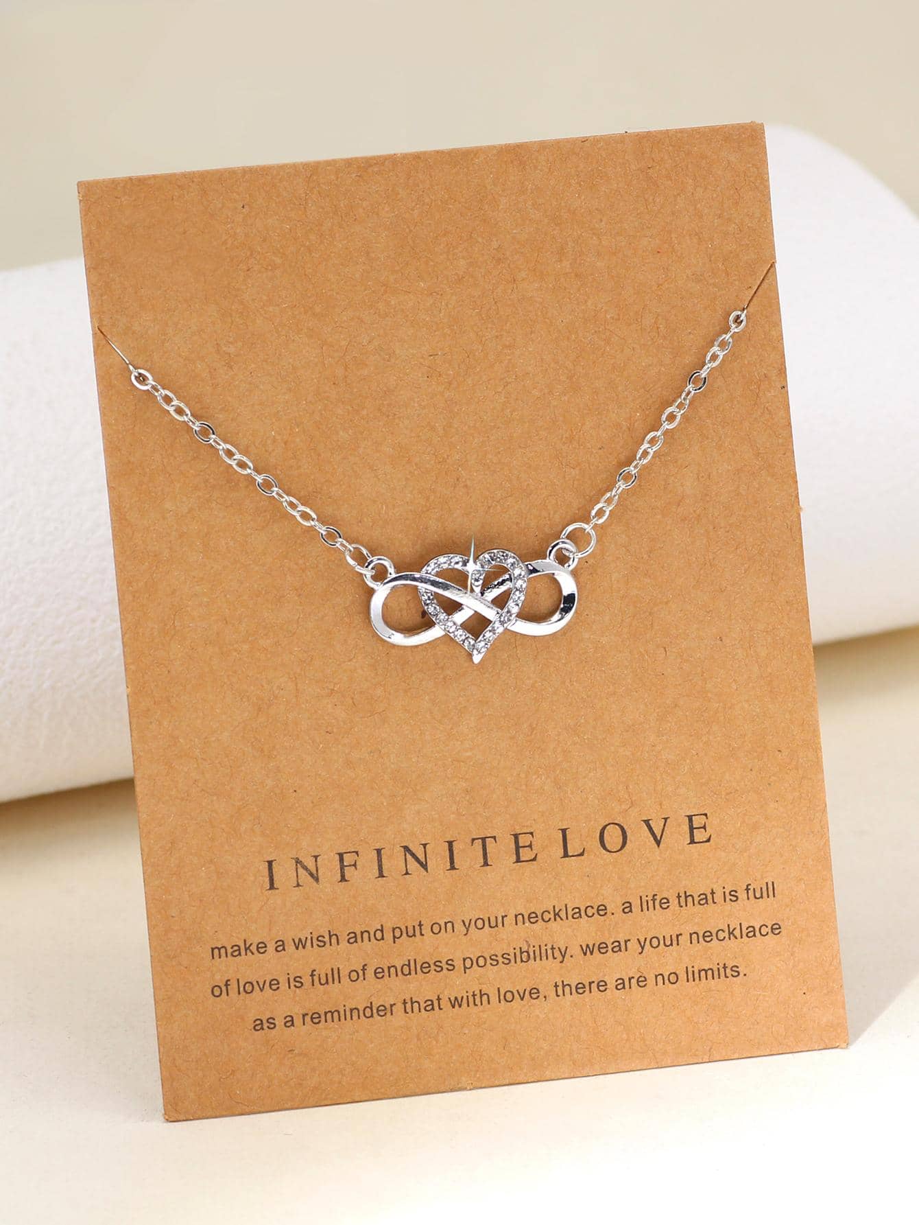 Infinity Symbol Charm Necklace For Daily Decoration For A Stylish Look ...
