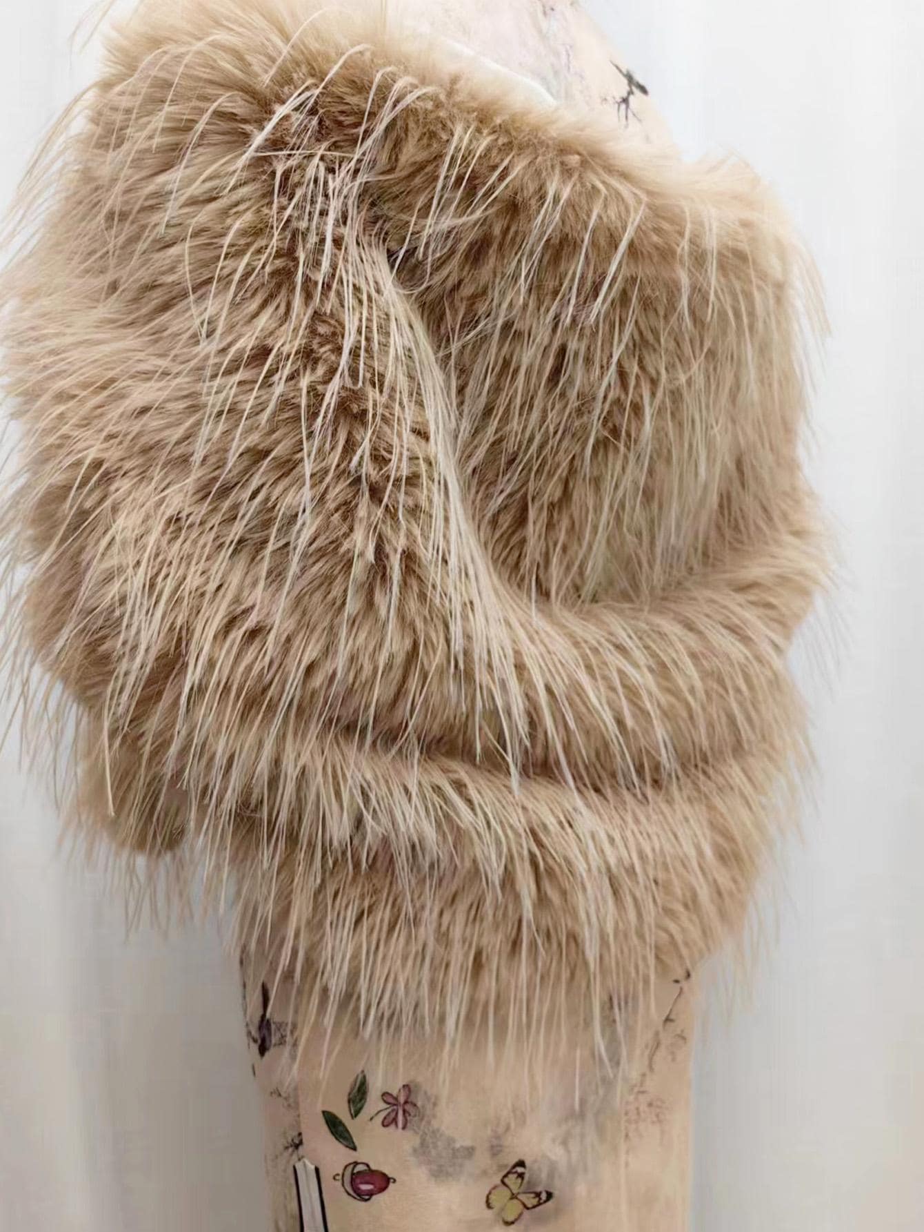 Solid Fuzzy Wedding Wrap | SHEIN USA