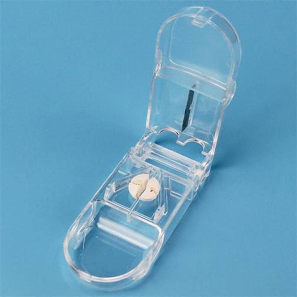Portable Pill Cutter Box Convenient Pills Box Pill Caplets Medicine ...