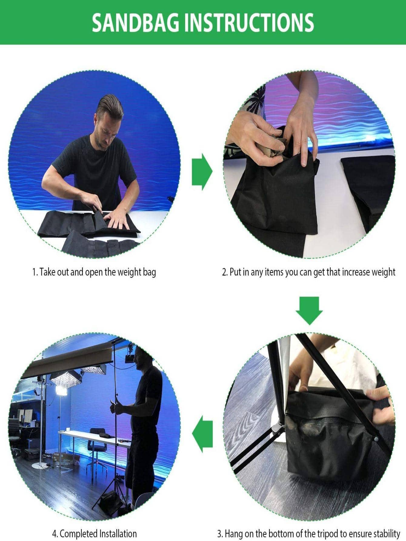 Backdrop Stand - 10ft x 7ft Adjustable Photoshoot Backdrop - Photo ...