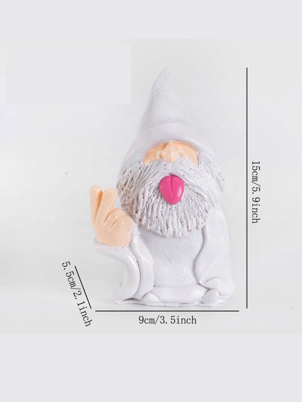 1pc Gonk Design Garden Decoration Craft, Cartoon Gonk Shaped Garden ...