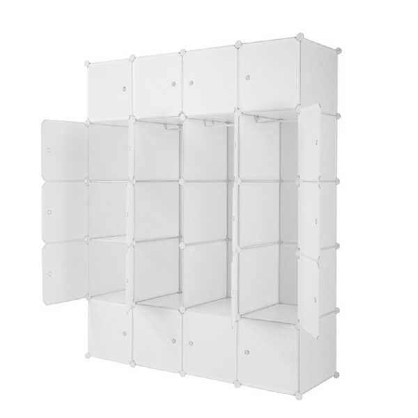 20 Cube Organizer Stackable Plastic Cube Storage Shelves Design ...