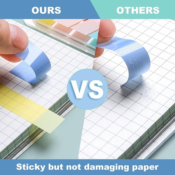 1box Mixed Color Index Sticky Note, Modern Multi-purpose Index Tab For ...