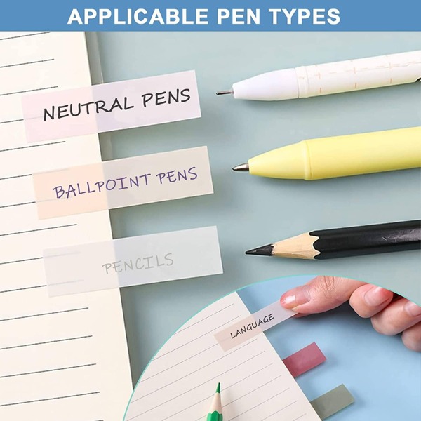 1box Mixed Color Index Sticky Note, Modern Multi-purpose Index Tab For ...