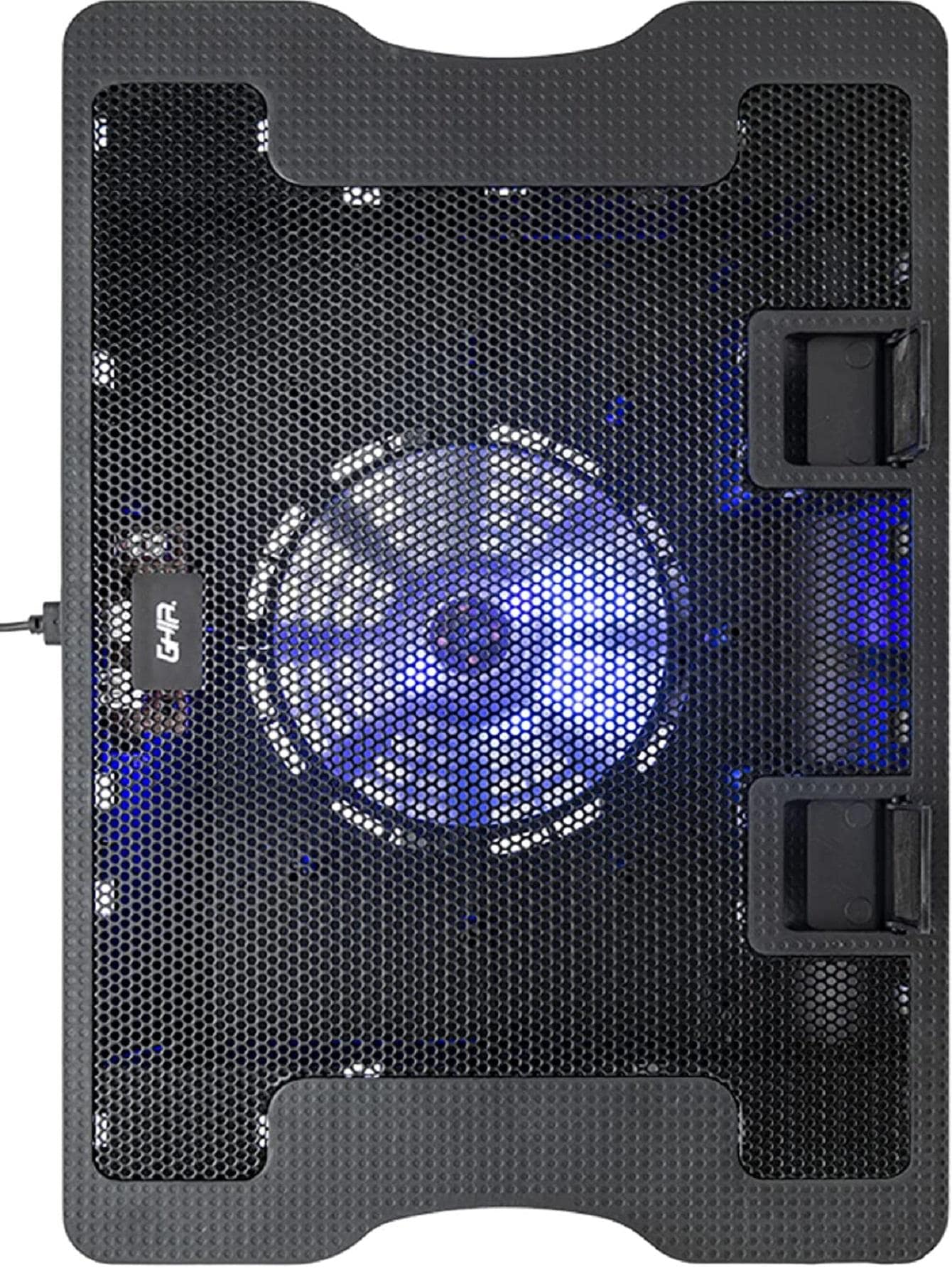 GHIA COOLING BASE / FOR LAPTOP / ADJUSTABLE HEIGHT / WITH FAN AND LED ...
