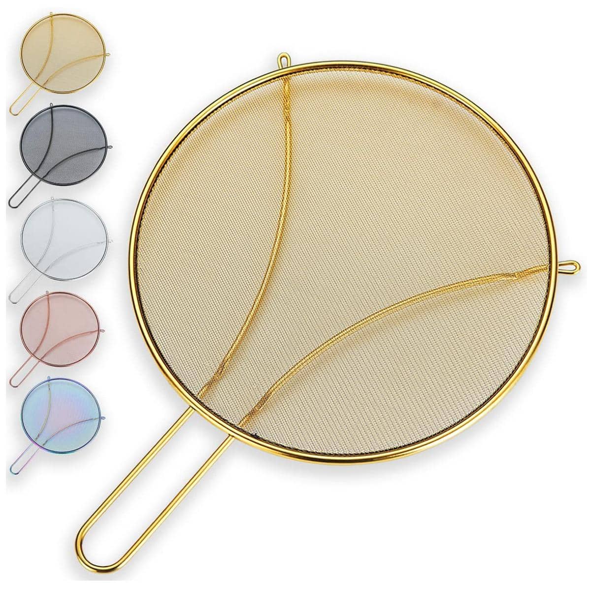 12" Splatter Screen For Cooking, Stainless Steel Fine Mesh For Frying ...