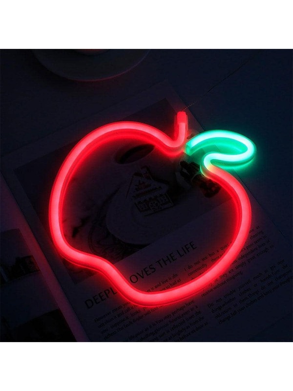 1 pièce Enseigne Au Néon LED En Plastique Fluo Créatif En Forme De ...