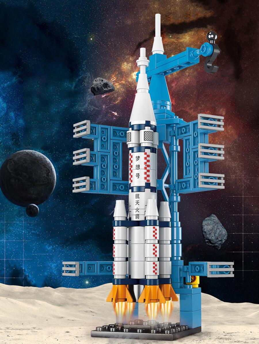 1box Spaceship Shaped Building Block Toy Room Decoration | SHEIN USA