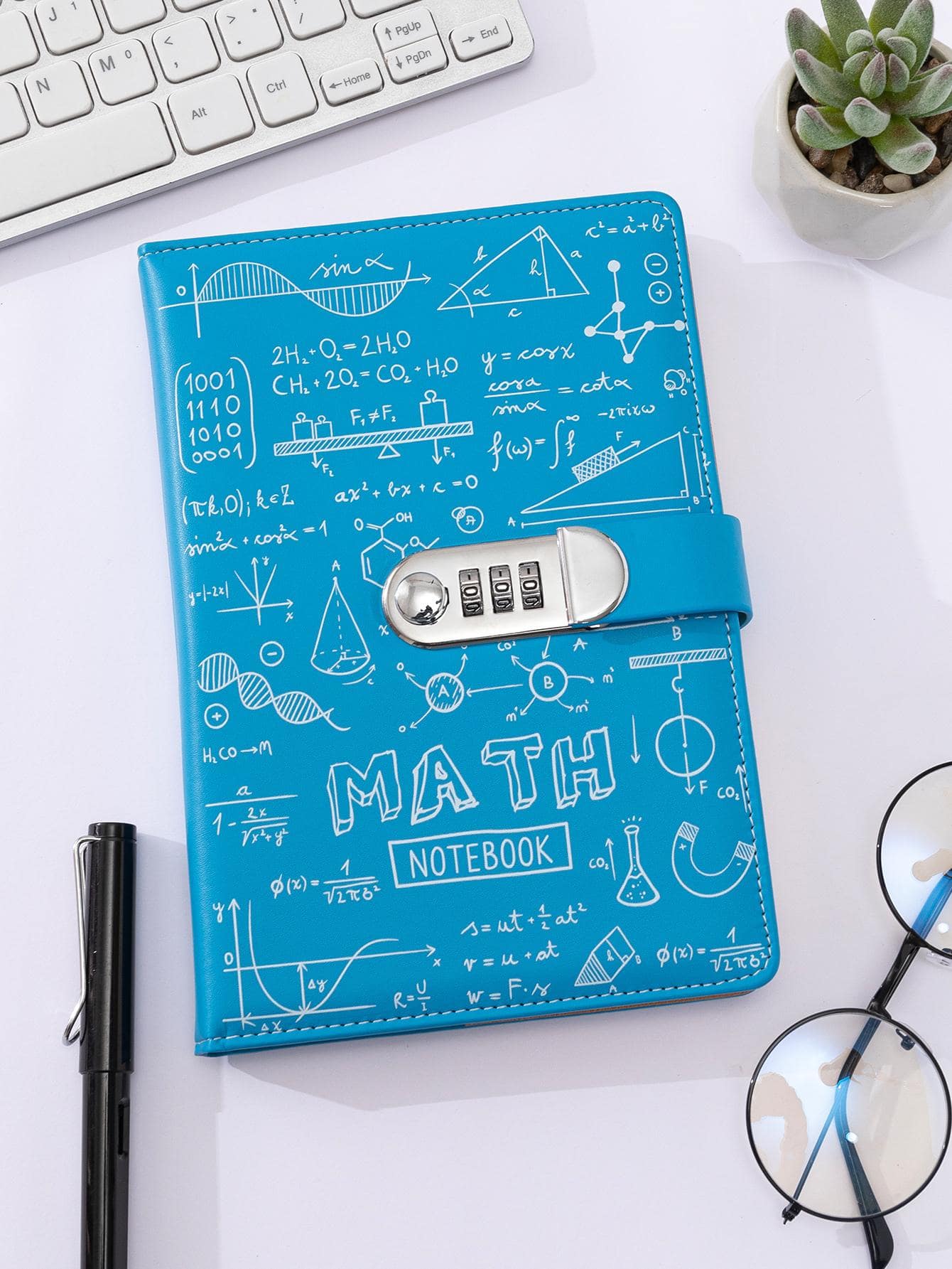 1pc Mathematical Formula Pattern Notebook | SHEIN USA
