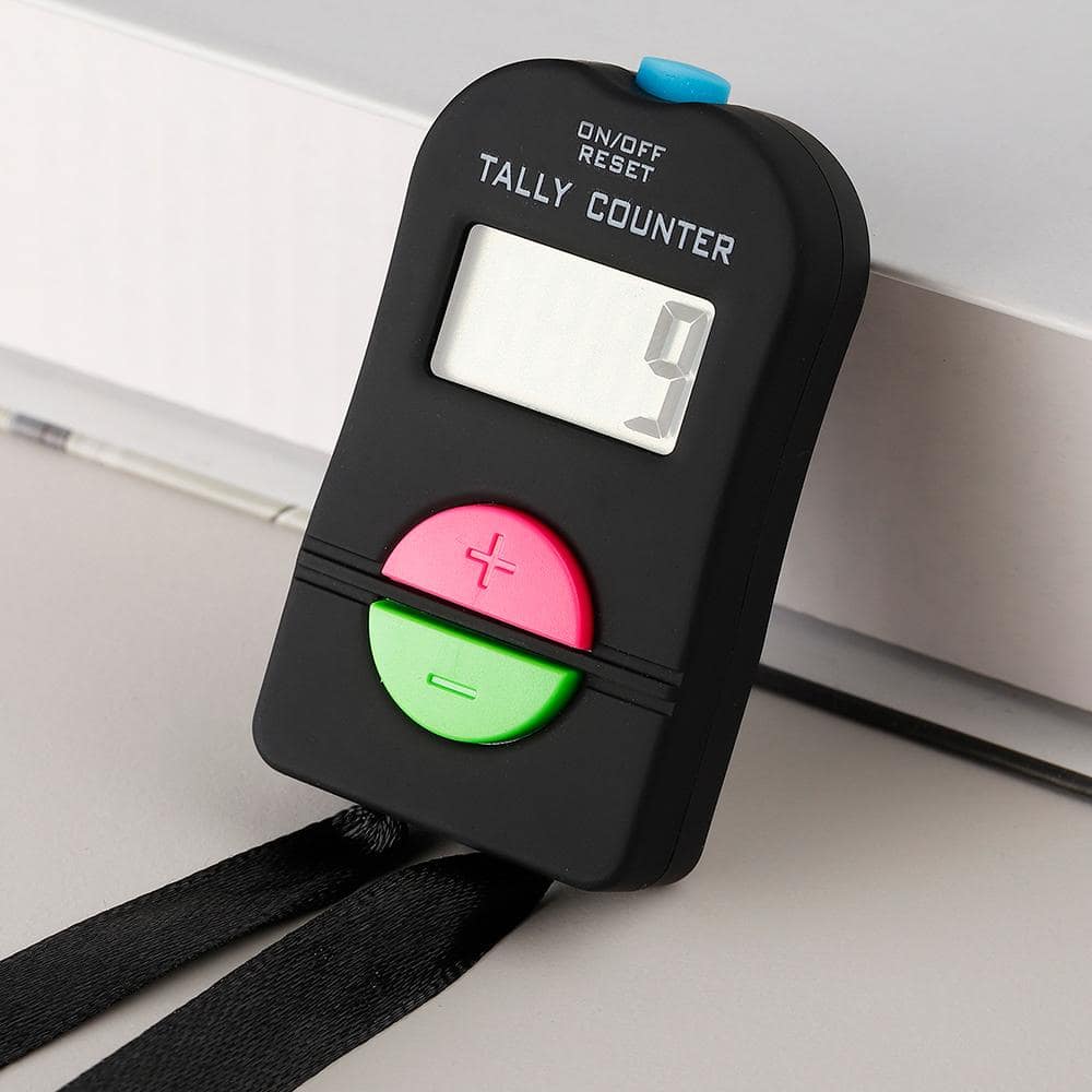 Hand Pressable 4-digit Electronic Tally Counter With Large Screen ...