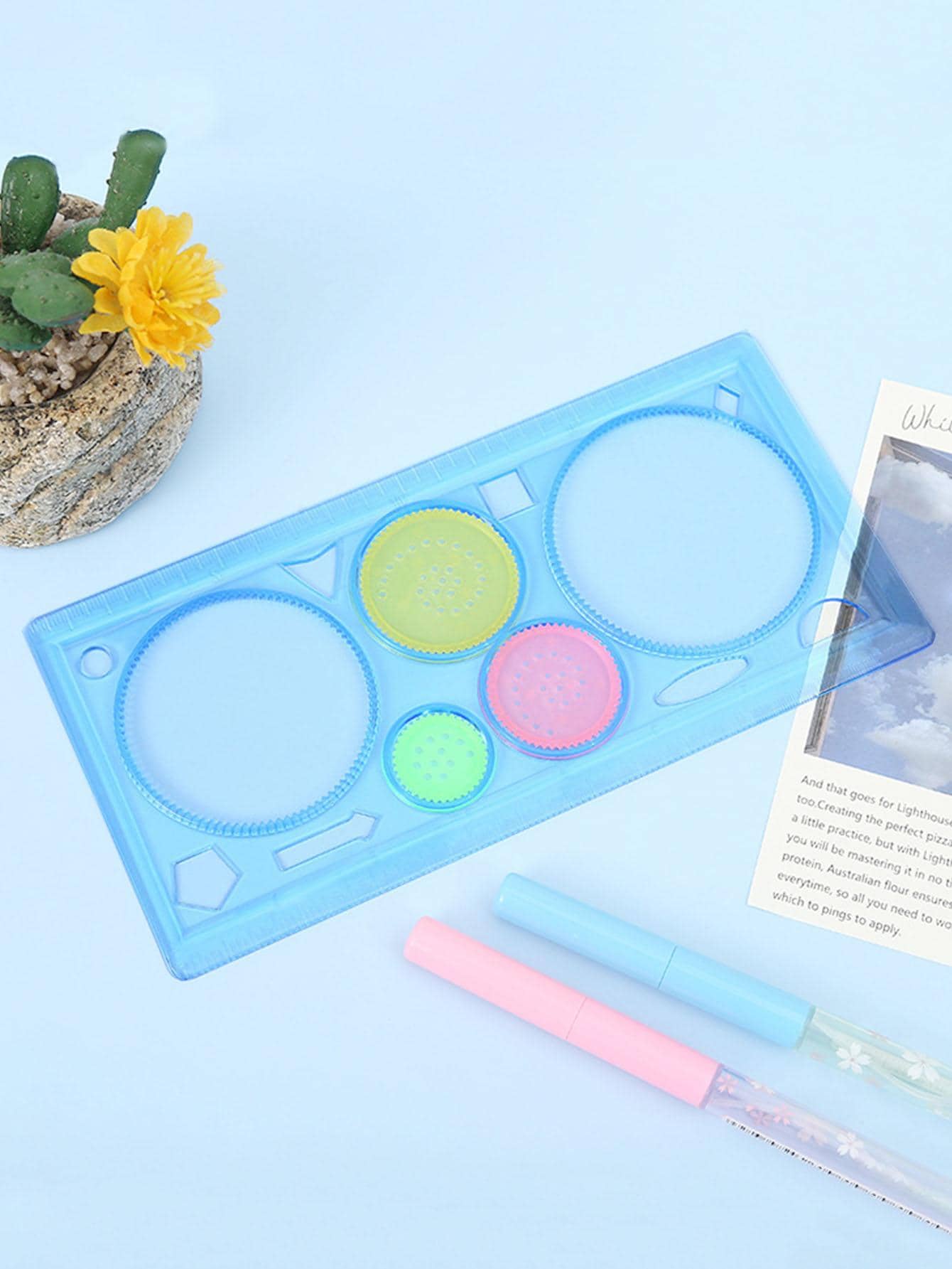 1pc Multifunction Drawing Ruler | SHEIN USA