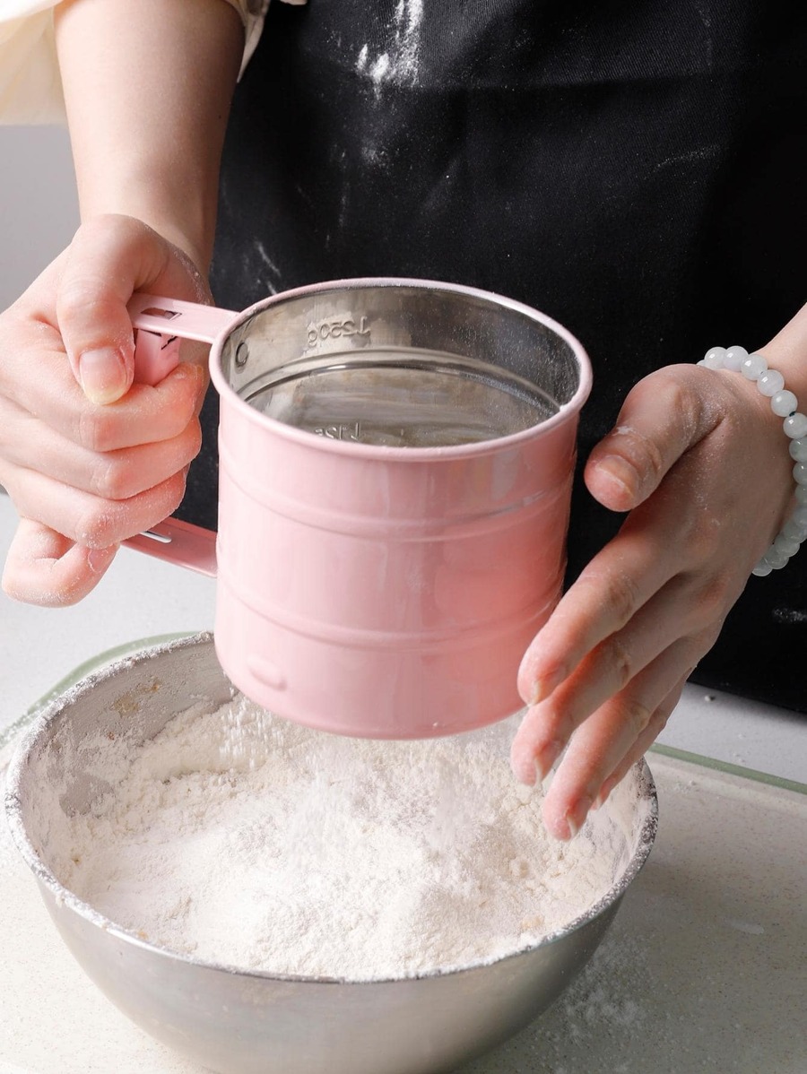1pc Stainless Steel Handheld Flour Sifter, Baking Powdered Sugar Sieve ...