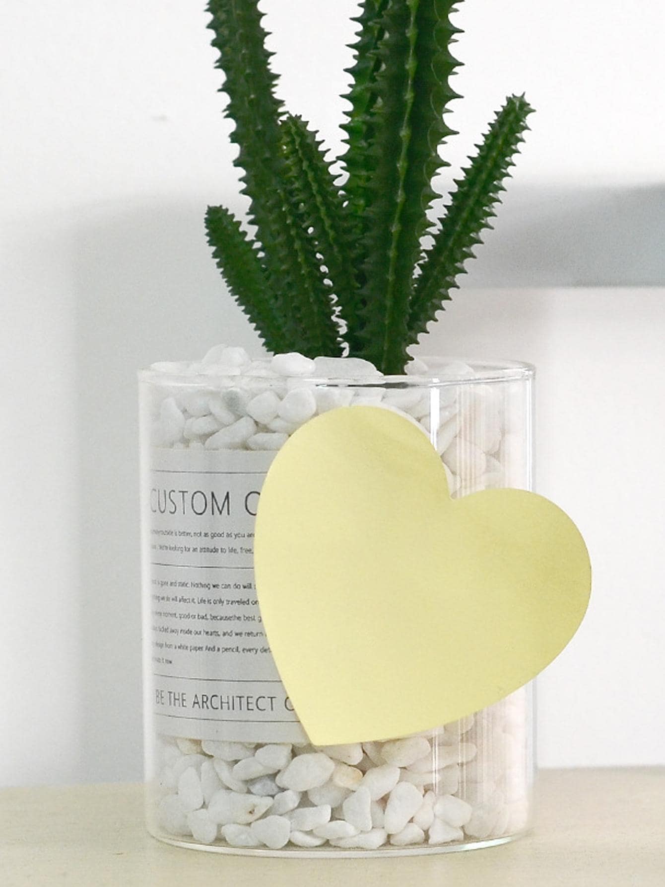 120pcs Mixed Color Heart Shaped Sticky Note, Creative Easy To Post ...