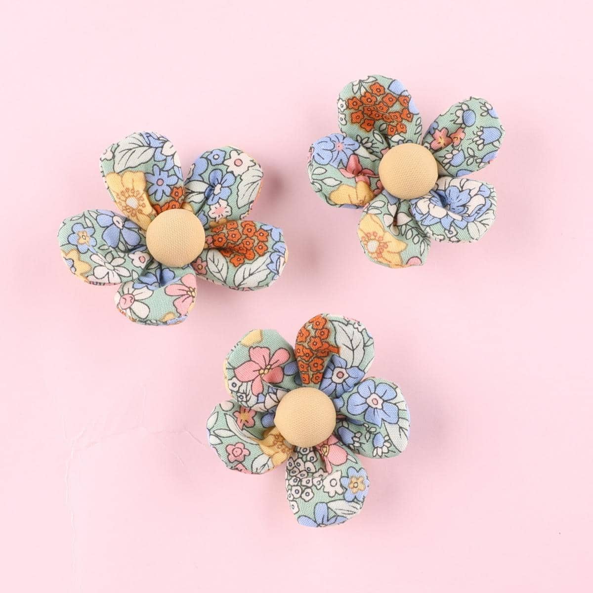 3pcs Flower Design Sewing Patch | SHEIN USA