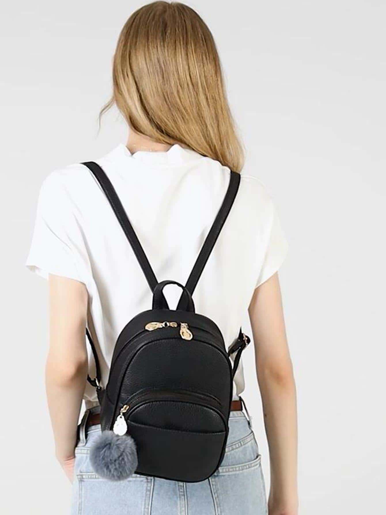 Barsine Mini Backpack Purse for Women Fashion Pebble Leather Cute Small Backpacks | SHEIN USA