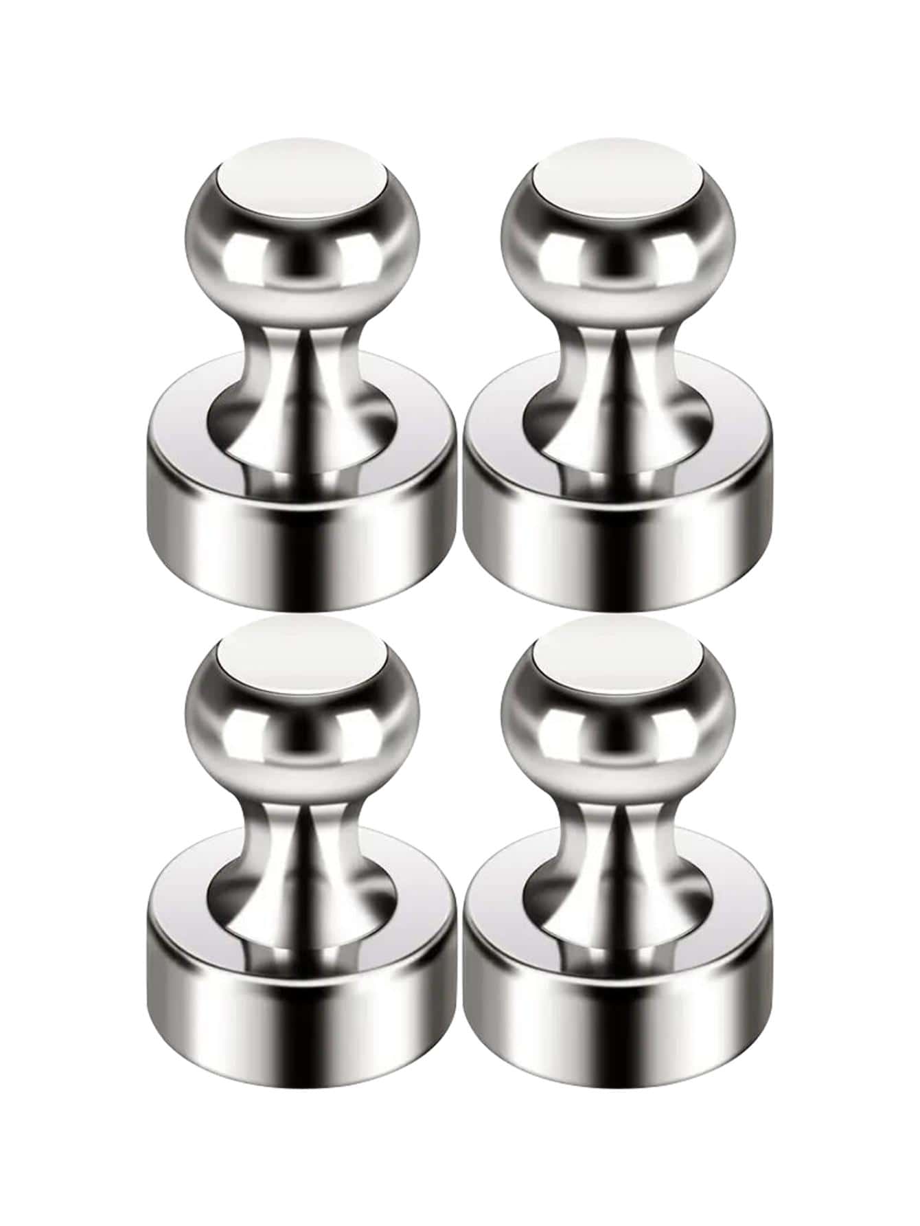 4pcs Stainless Steel Fridge Magnet | SHEIN USA
