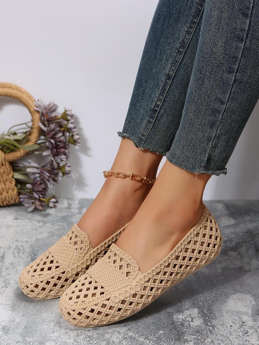 Women Anti-slip Hollow Out Clogs, Elegant Outdoor EVA Vented Clogs ...