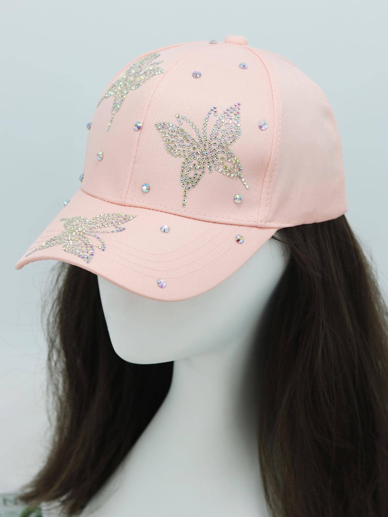 Rhinestone Butterfly Decor Baseball Cap | SHEIN USA