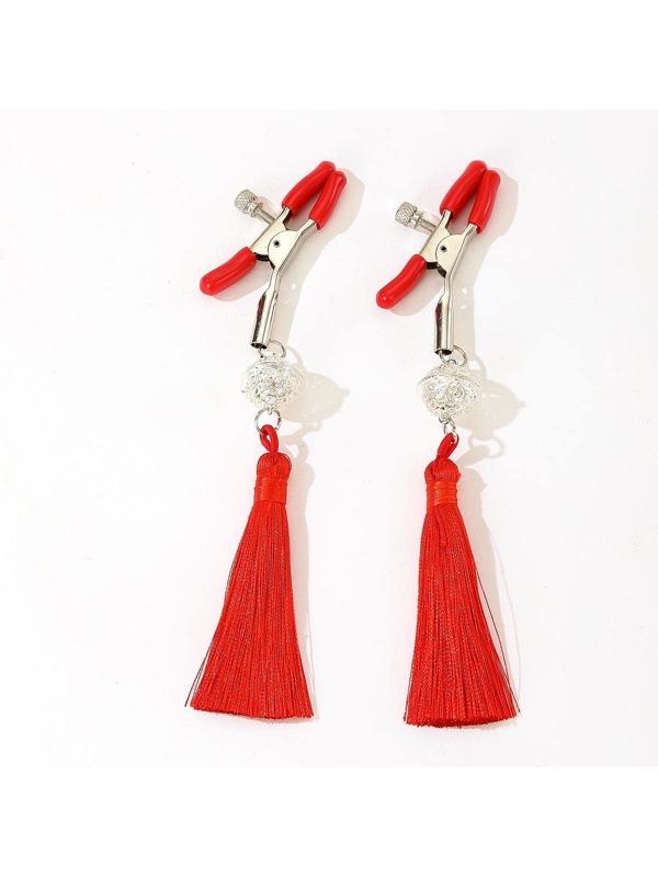 Women Metal Nipple Clamps Fetish Erect Clit Enlarged Clitoris Bondage Breast Clit Clamp For Sale