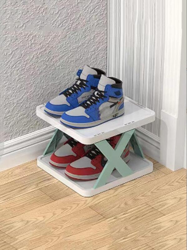 1pc Double Layer Shoes Storage Rack | SHEIN USA