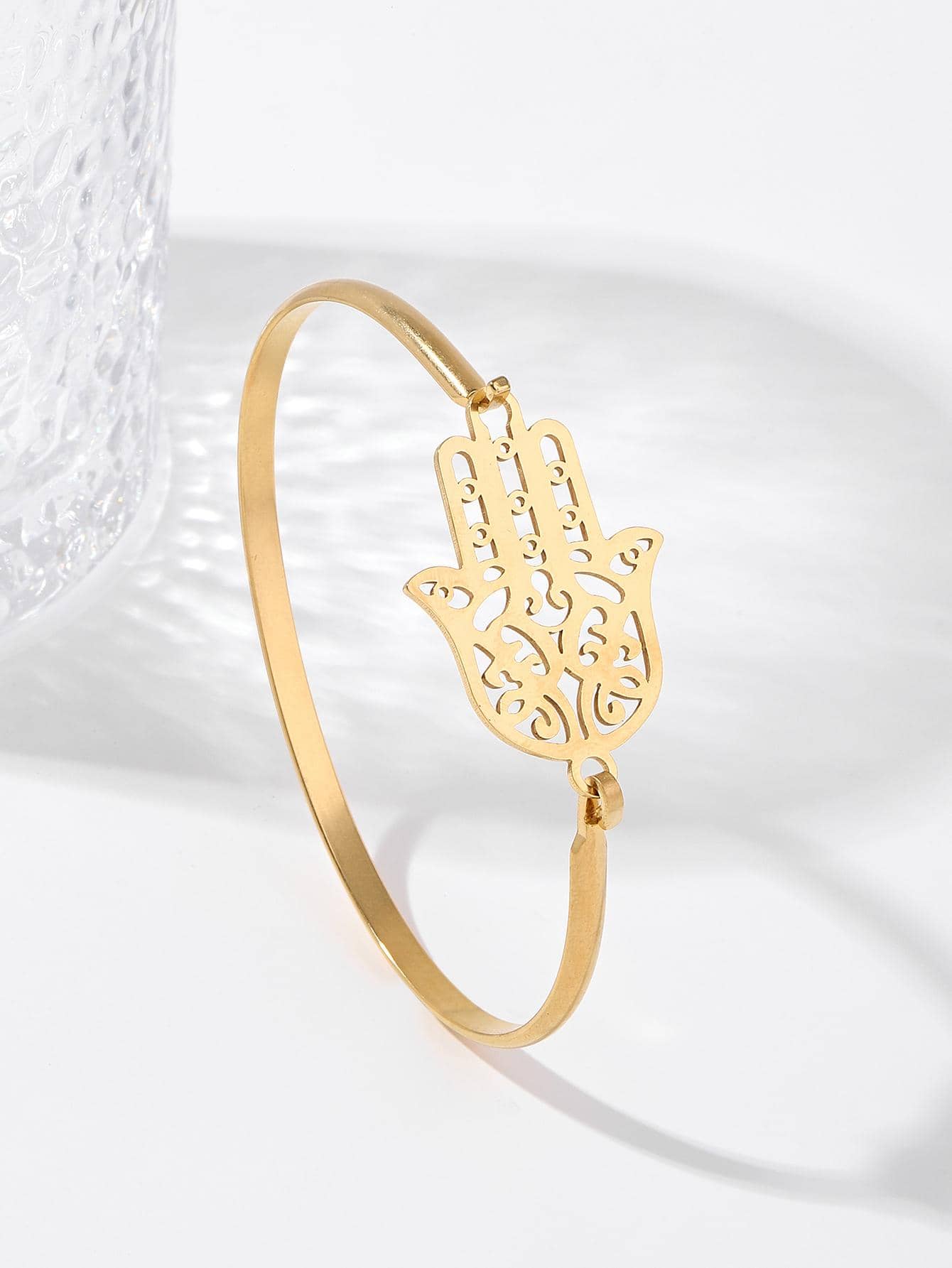 Hamsa Hand Decor Bangle | SHEIN USA