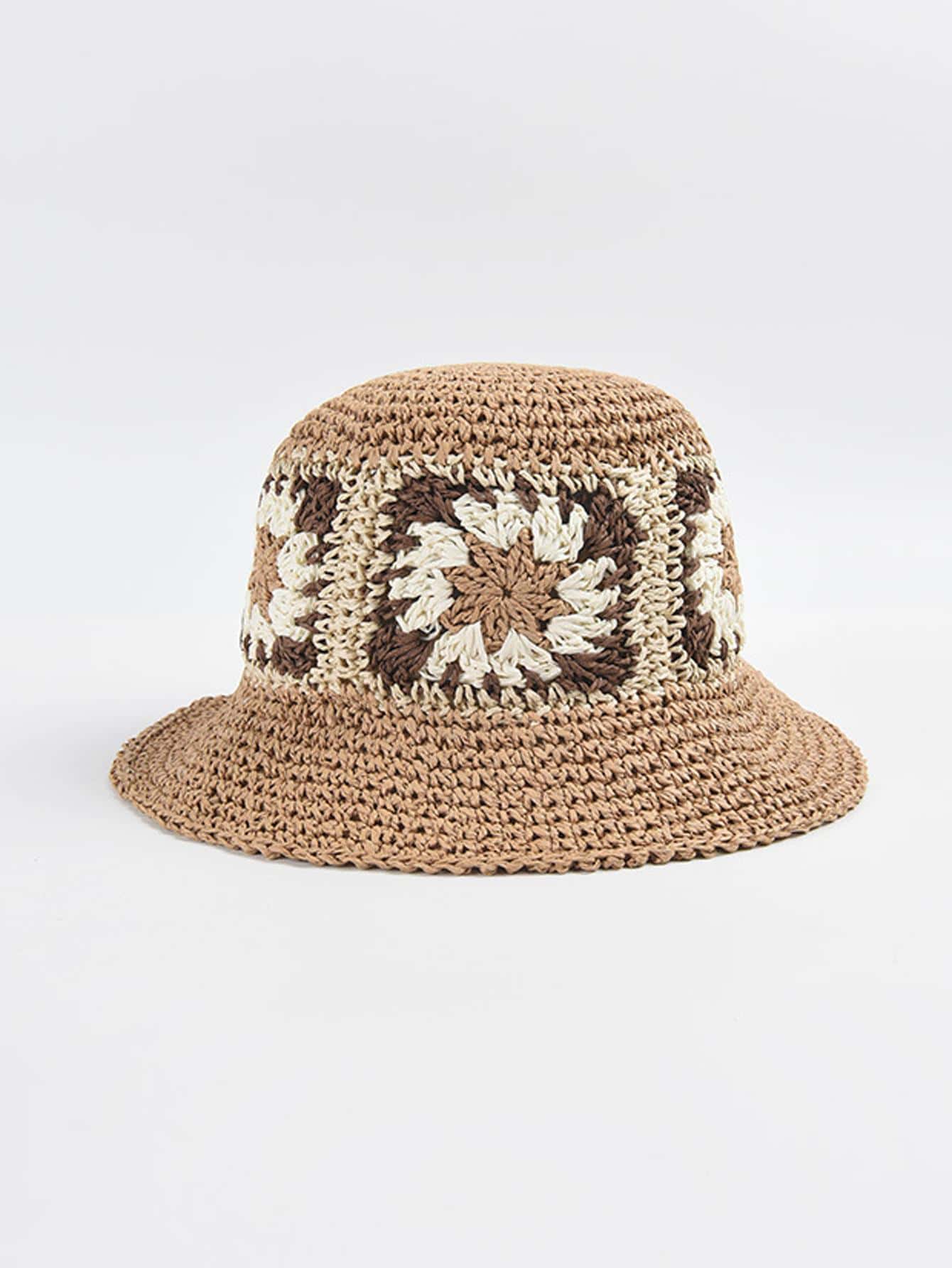Floral Pattern Straw Hat | SHEIN USA