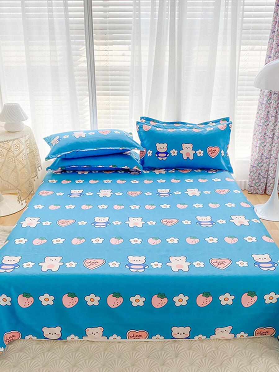 Cartoon Graphic Flat Sheet | SHEIN USA