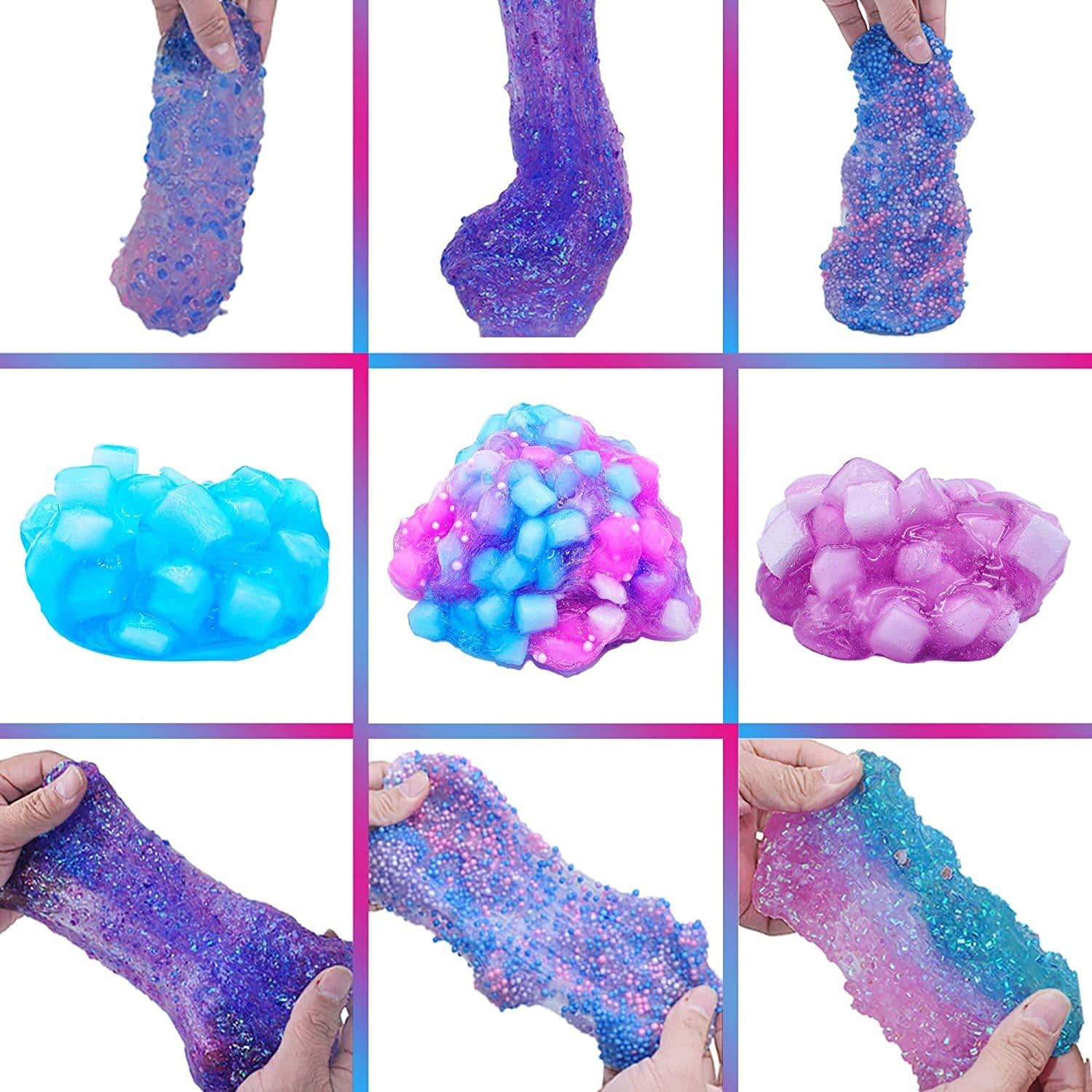 Unicorn Slime Kit for Girls 4-12,Supplies Makes Butter Slime,Candy ...