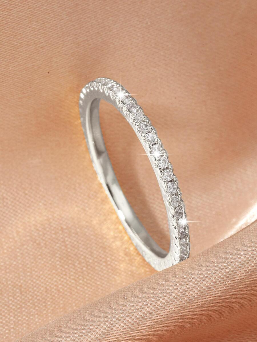 Cubic Zirconia Decor Ring | SHEIN USA