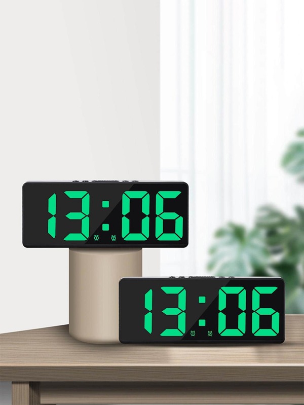 1pc Plastic LED Digital Alarm Clock | SHEIN EUQS