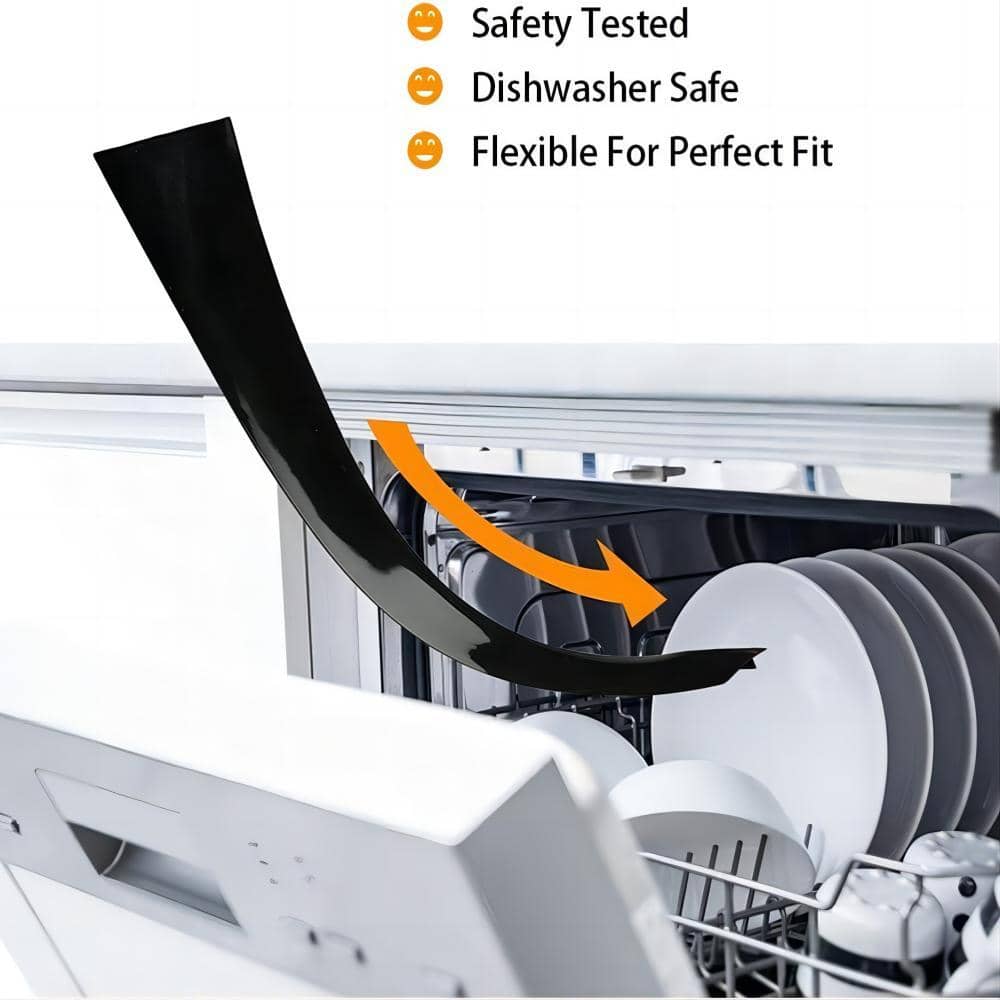 3 Colors Gas Stove Anti fouling Strip Cover T-shaped Silicone Gap Strip ...