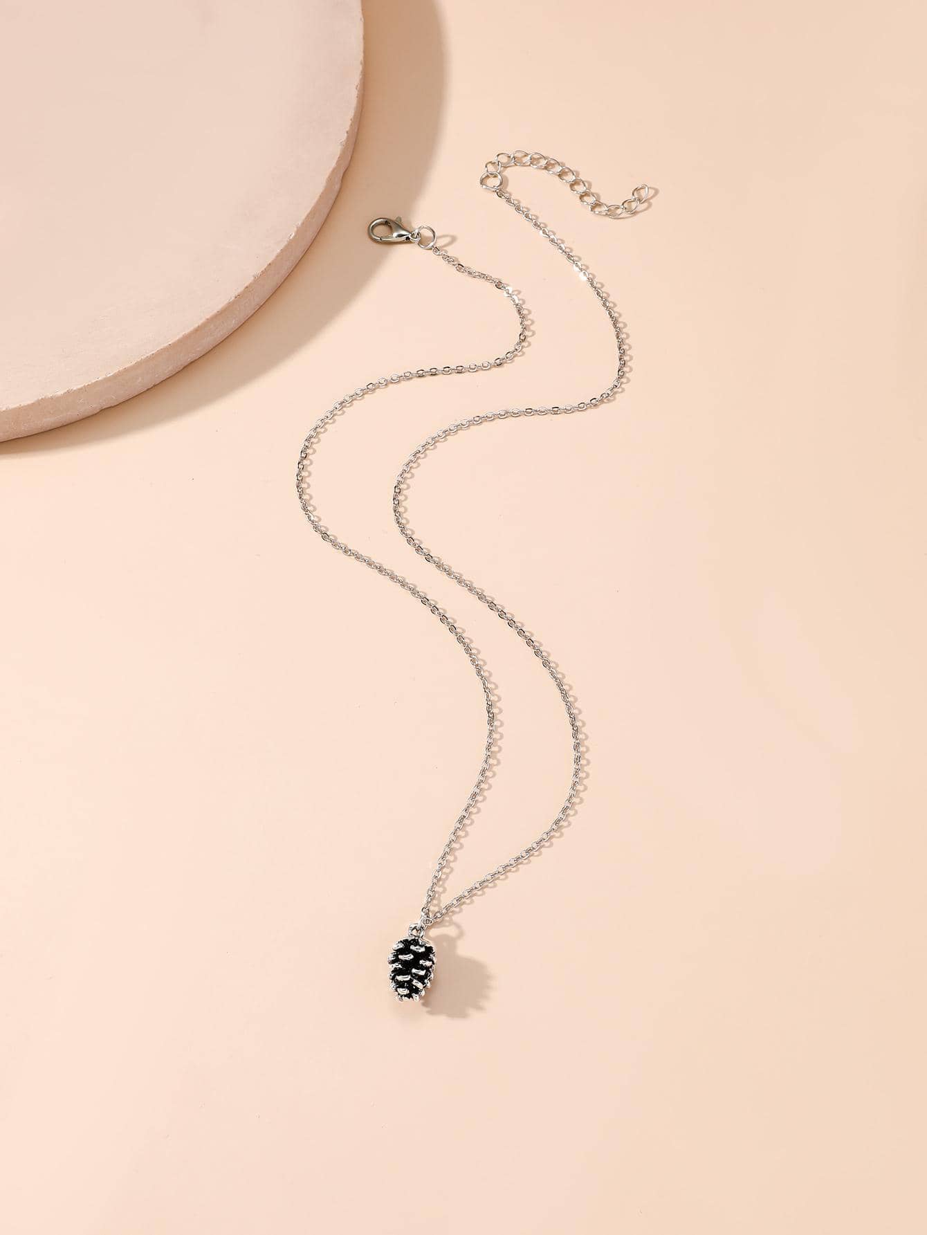 Pine Cone Pendant Necklace | SHEIN USA