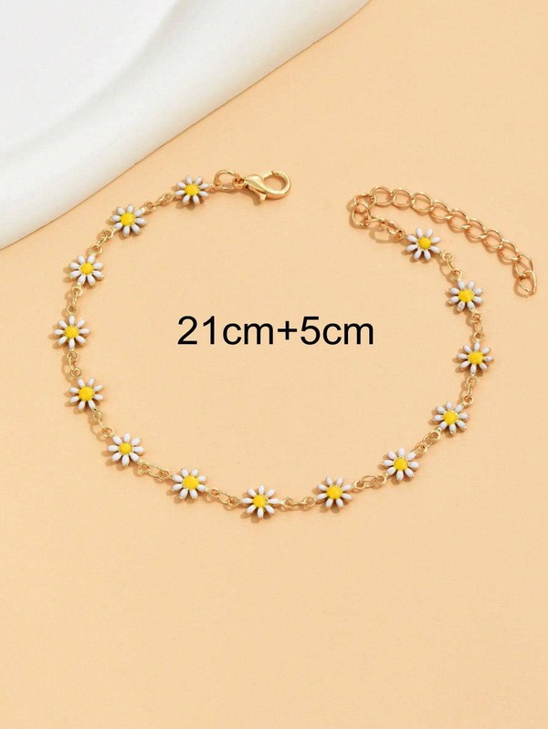 Daisy Decor Anklet | SHEIN USA