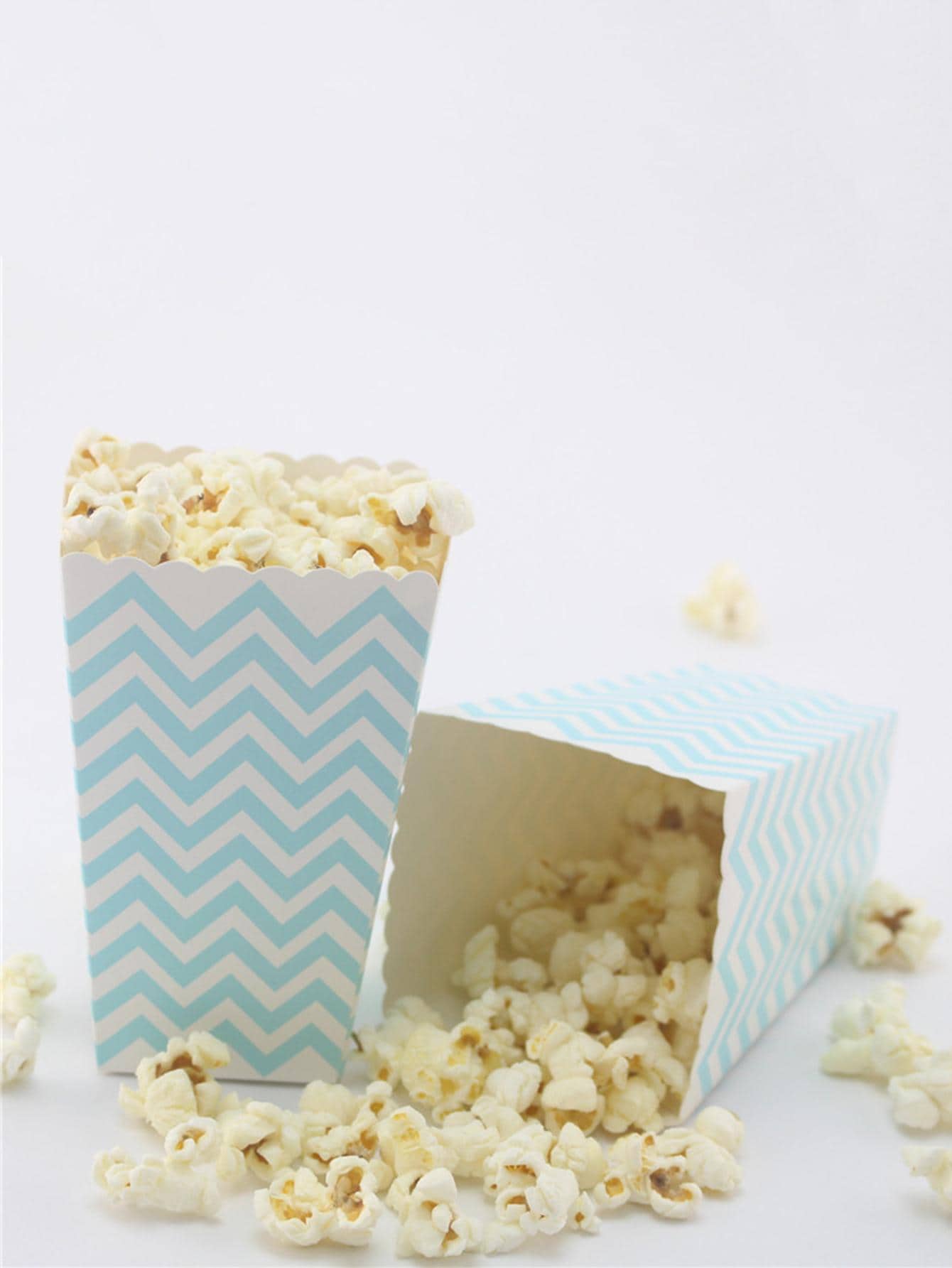 6pcs Mixed Pattern Popcorn Box School Supplies Food Bag Food Box ...