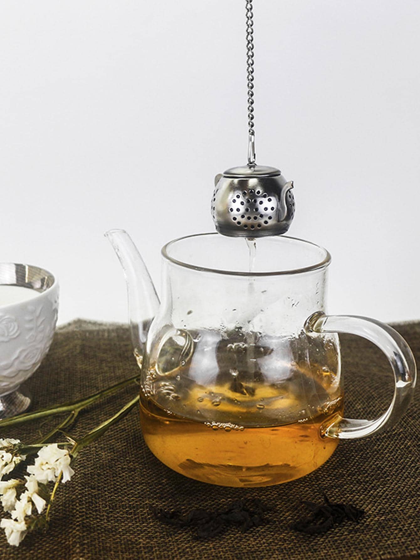 1pc Cute Mini Tea Infuser Stainless Steel Tea Strainer Filter Reusable ...