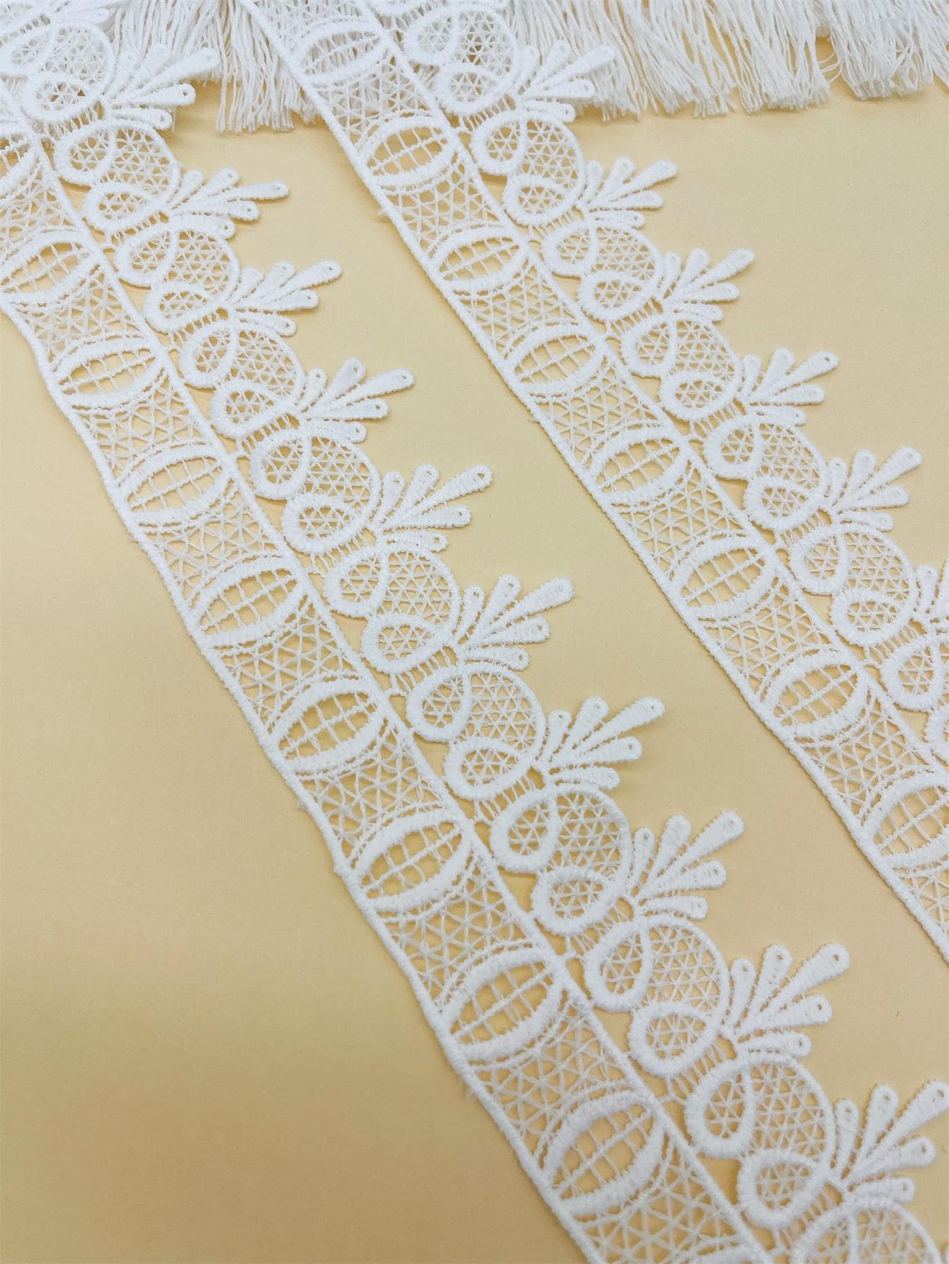 1pc Floral Embroidered DIY Webbing Lace, Modern Polyester DIY Webbing ...