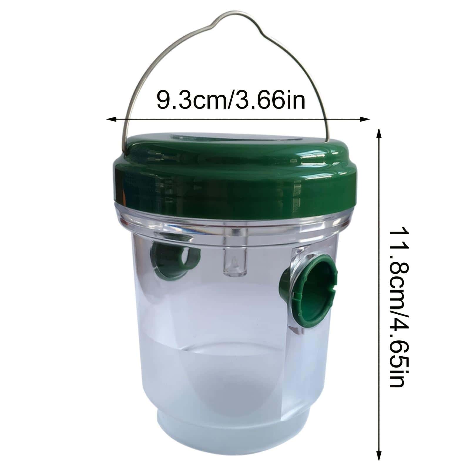 Outdoor Solar-Powered Insect Trap, Waterproof, Reusable, Portable Bee ...