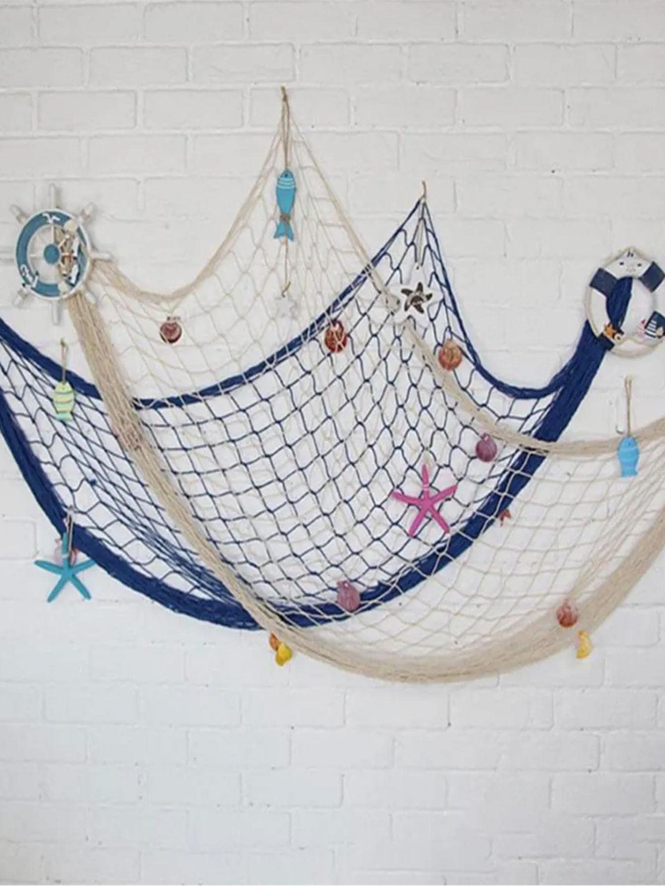 1pc Fishing Net Design Wall Hanging | SHEIN USA
