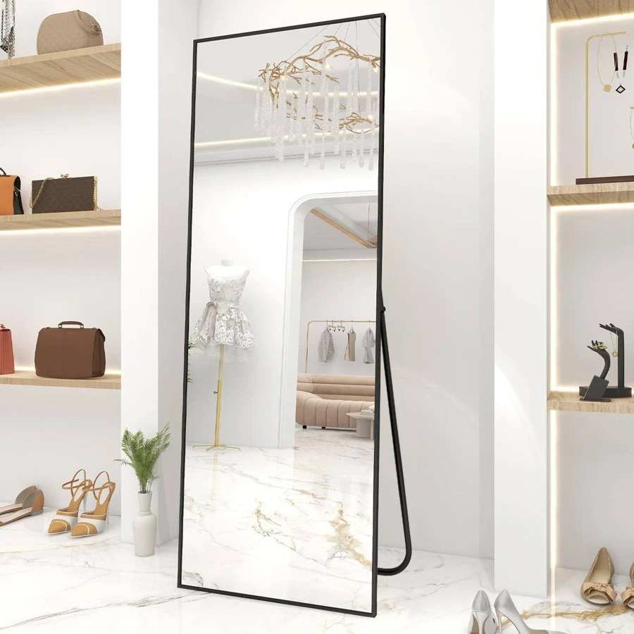 63"X20" Full Length Mirror Rectangle Body Dressing Floor Standing ...