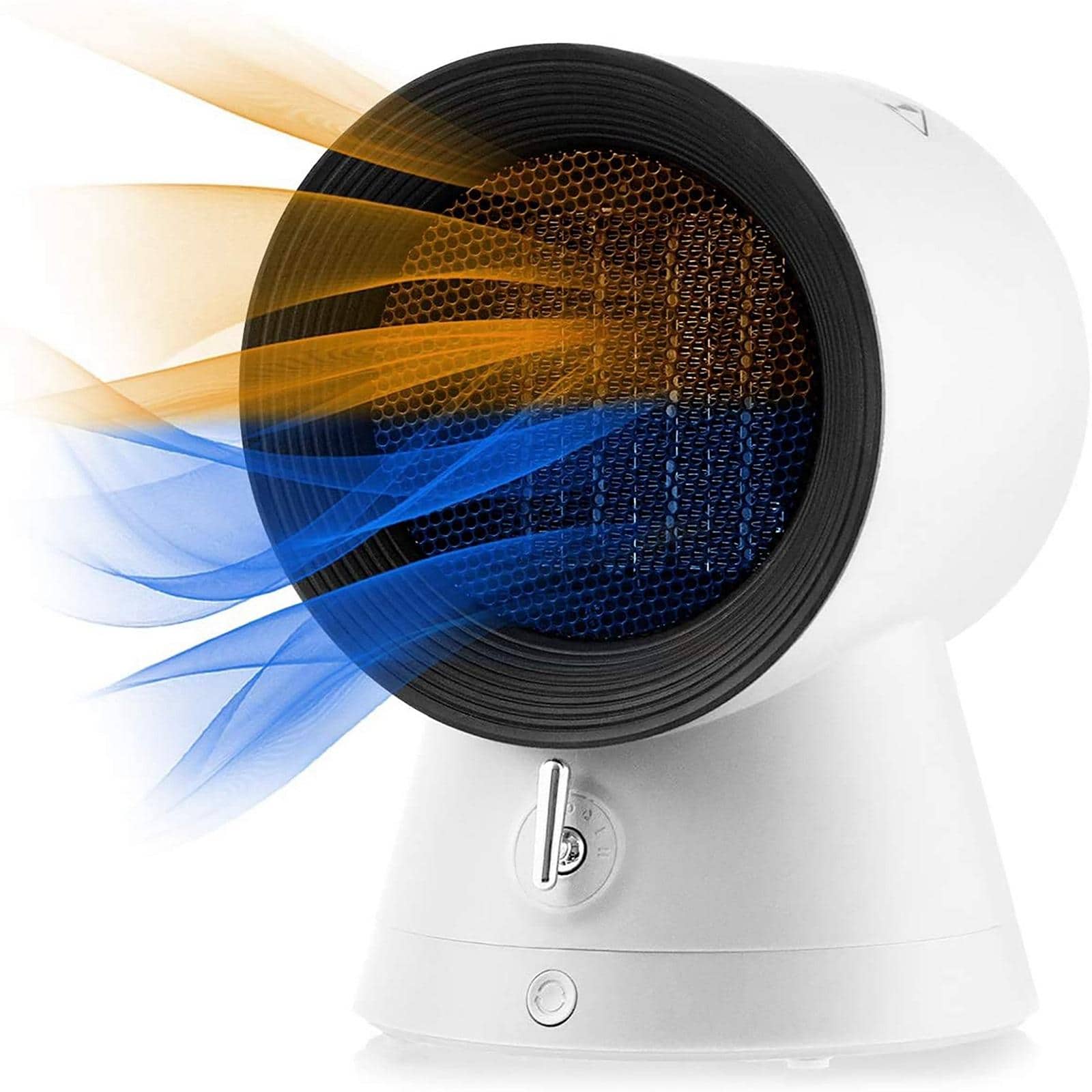 Lifezeal 1500W Portable Space Heater Electric Desktop Heating Fan PTC ...